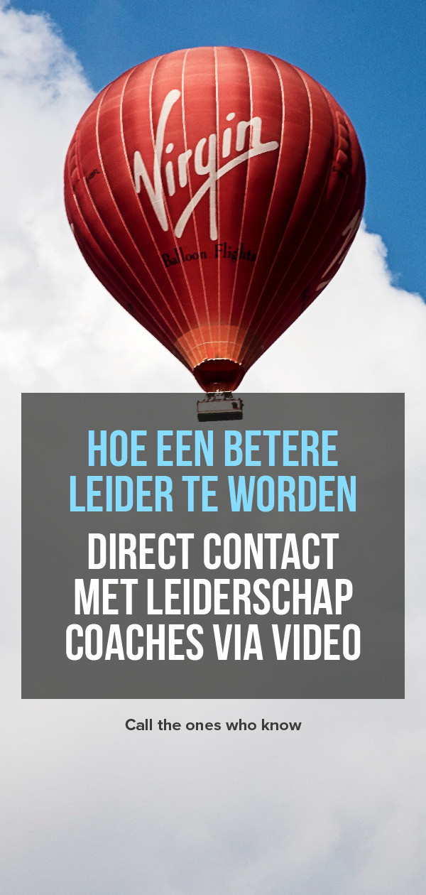 Online leiderschapstraining & -coaching | Bel TheONE