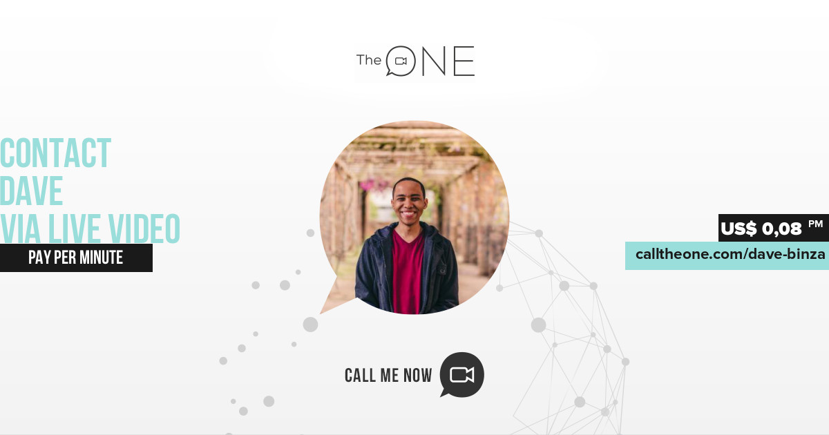 Dave Binza, University Student - Cape Town